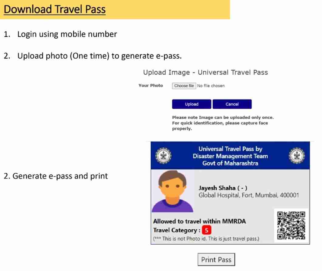 How to Download Universal Travel Pass? Document Required