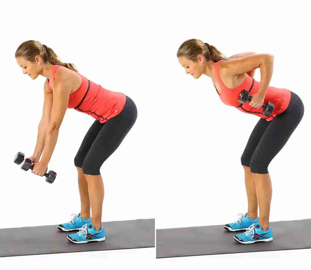 Rhomboid Exercises With Dumbbells