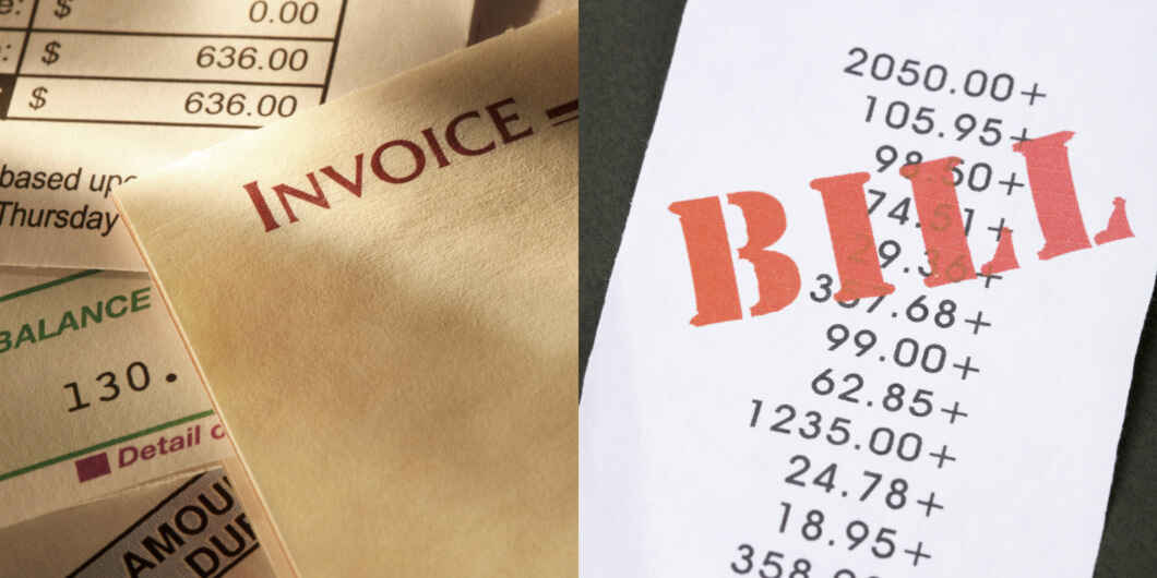 Differences Between Invoice Bill Meaning Uses Differences Between Invoice Bill Meaning Uses