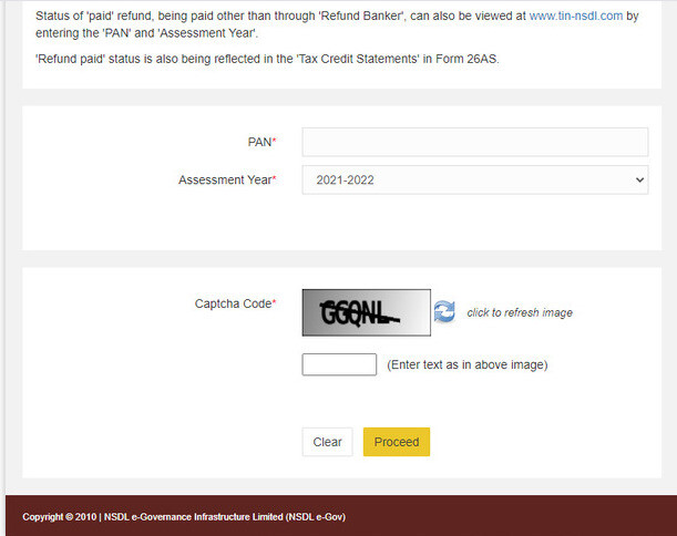 How to Check Income Tax Refund Status Online: NSDL Refund Status