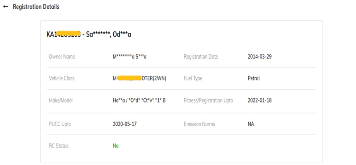 How to Get RTO Vehicle Information by Registration Number Online?